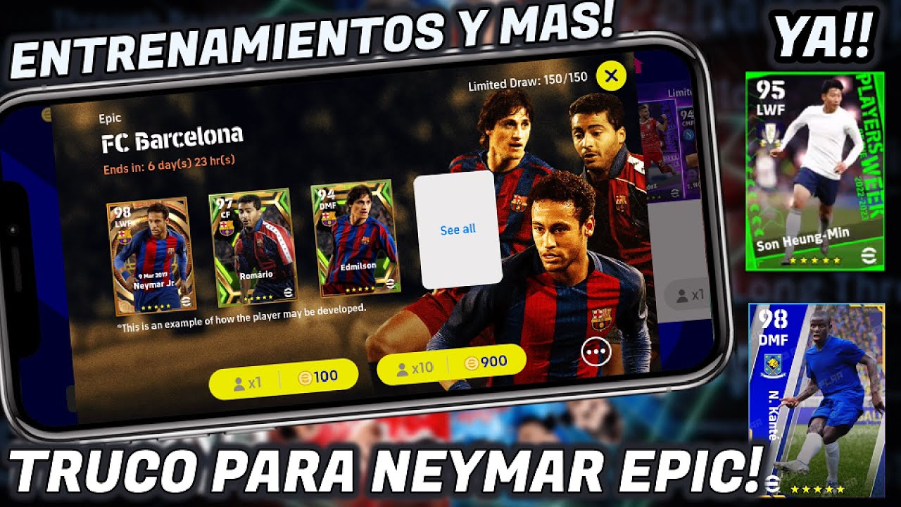 😍 TRUCO PARA SACAR A NEYMAR 101 EPIC BIG TIME + ENTRENAMIENTOS + POTW ...