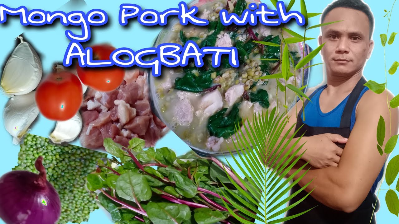 Cooking Filipino food /Mongo Pork with Alogbati - YouTube