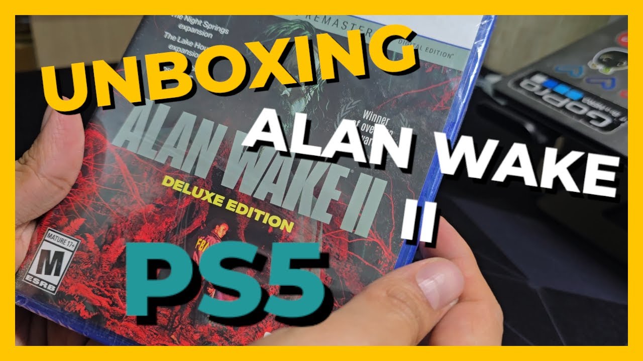 UNBOXING ALAN WAKE 2 DELUXE EDITION PS5 - YouTube