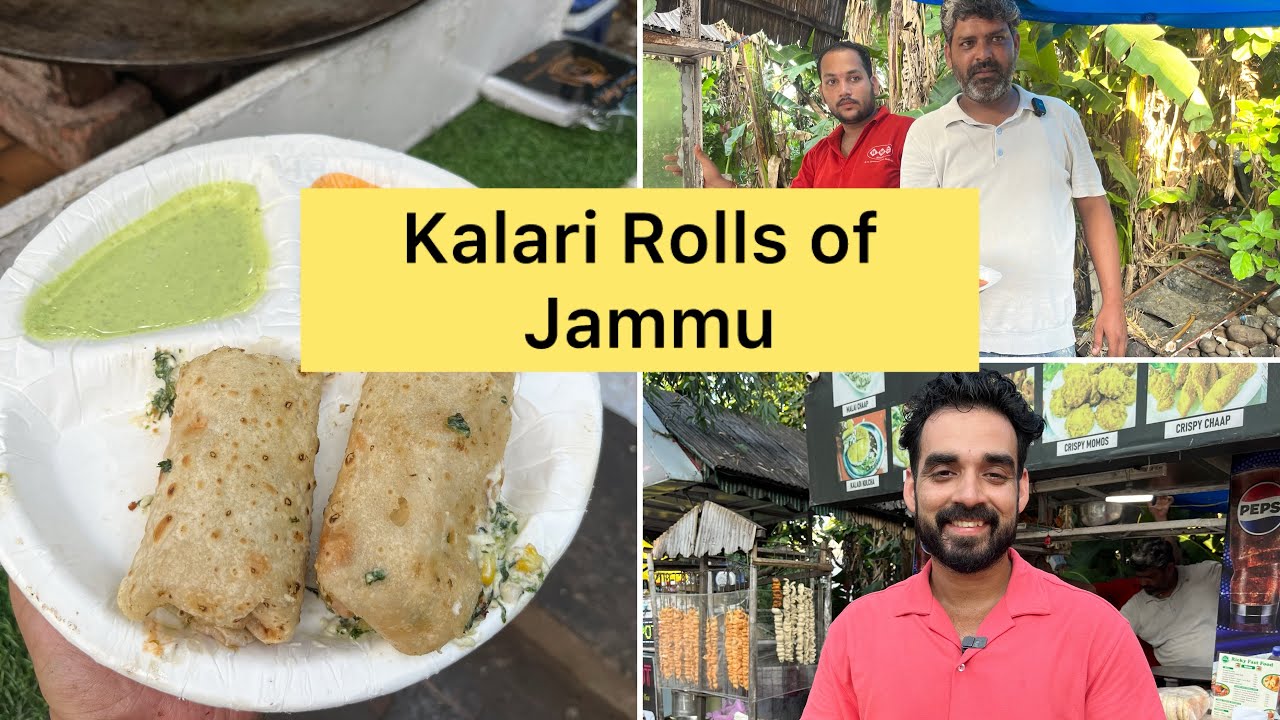 Famous Kalari Roll in Jammu | Famous Food Places Jammu | Indian Street ...