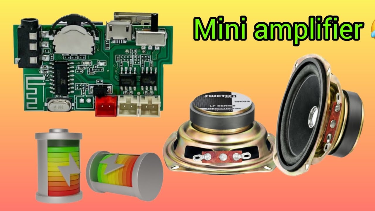 diy simple amplifier circuit using 10watt mono amplifier 😲🔥 - YouTube