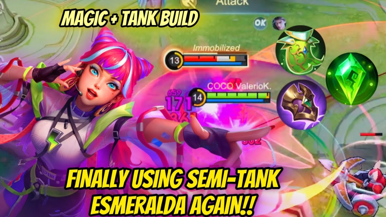 FINALLY USING SEMI-TANK ESMERALDA AGAIN!! | Esmeralda Gameplay ...