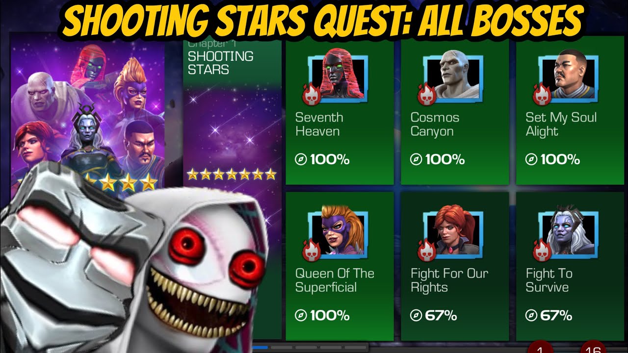 Shooting Stars: All Bosses - YouTube