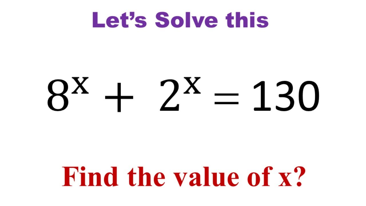 Very Interesting Math's Olympiad problem - Let's solve this!!! - YouTube