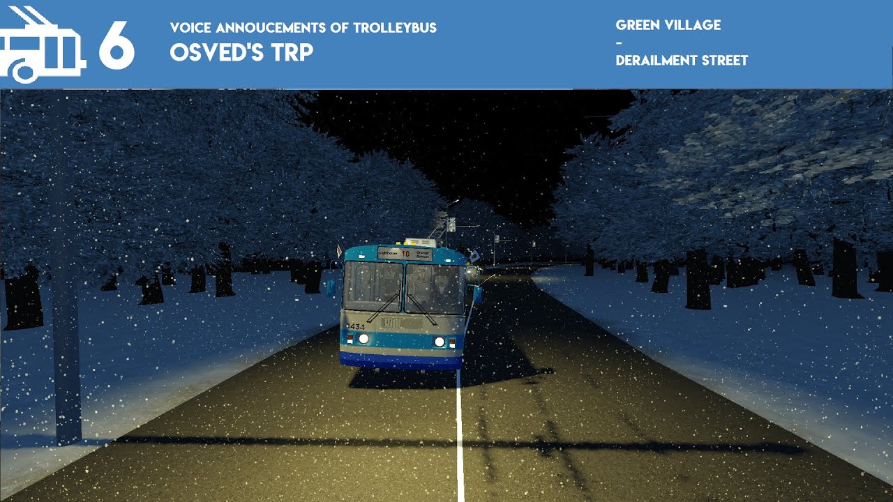 Информатор троллейбуса №6 из OSVEDs TRP | Roblox - YouTube