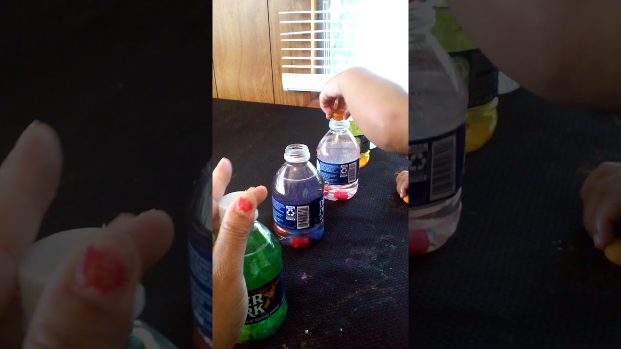 Color bath drops experiment - YouTube