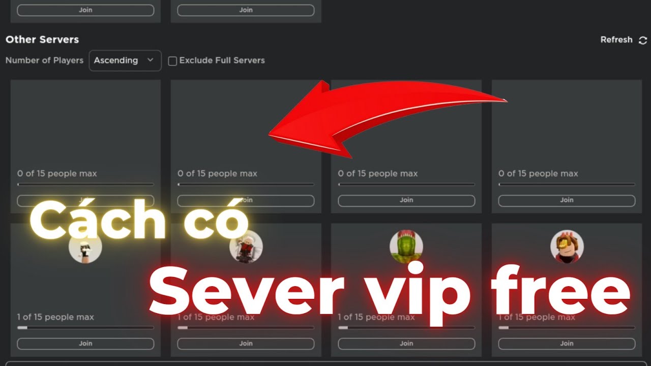 Cách có SEVER VIP FREE trong Roblox (SIÊU ĐƠN GIẢN) | BGames999 - YouTube