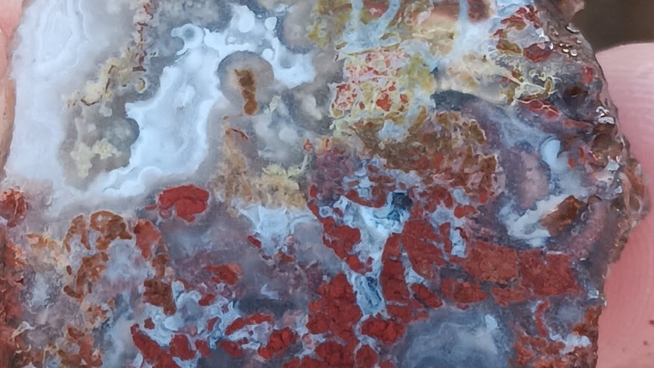 @AZFortificationAgates Cuts some Nebraska Blue Agate and Two AZ Moss ...