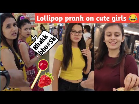 Lollipop Prank On Cute Girls | Red Wine