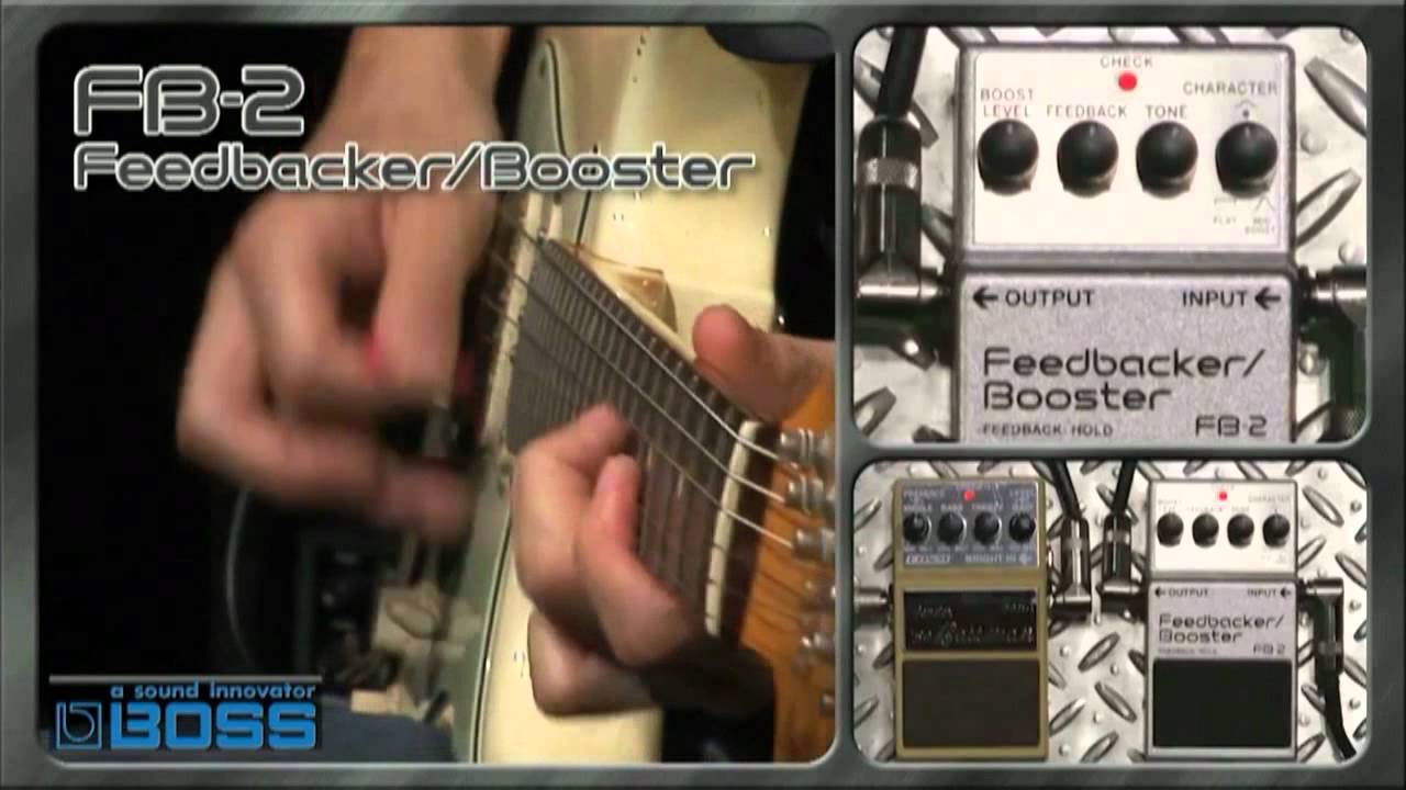 BOSS FB-2 Feedbacker/Booster Demo - YouTube