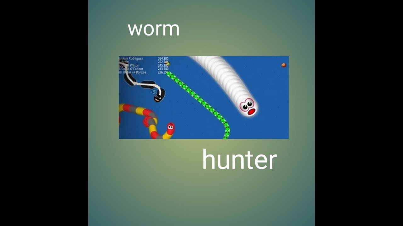 Worm hunter game - YouTube