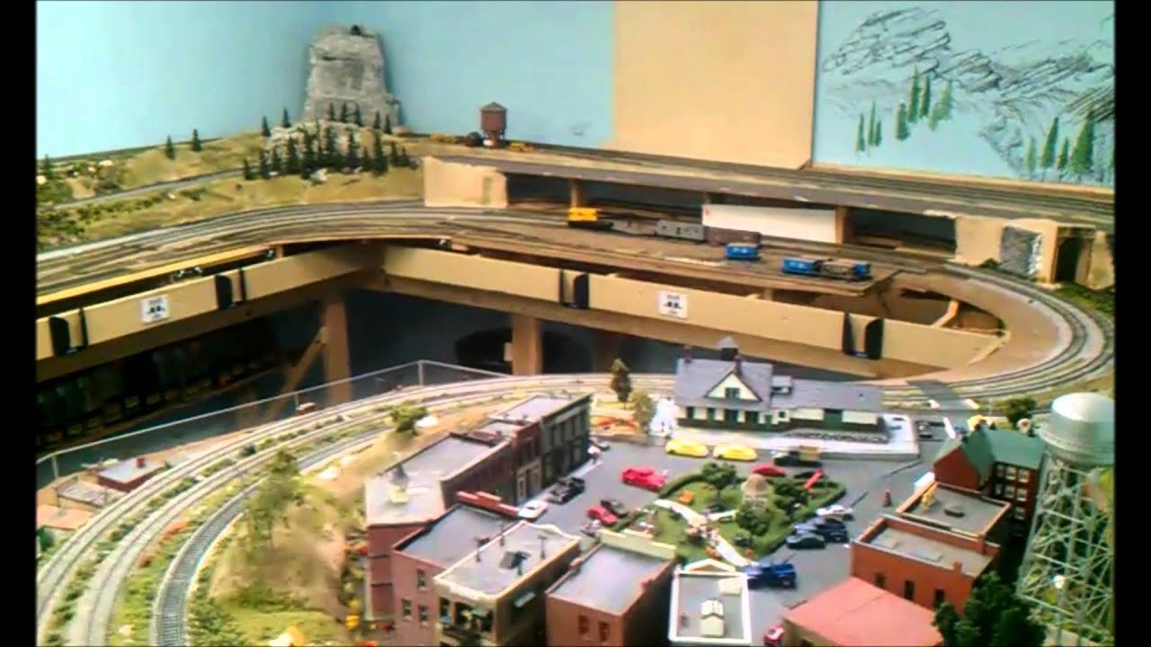 Broadway Hobbies Layout (HO Scale) Everett, Wa (USA) - YouTube