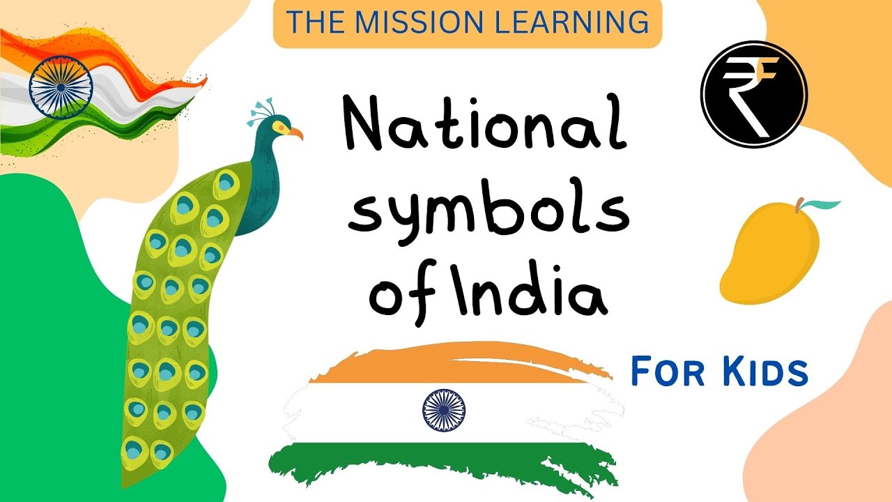 Learn National Symbols of India || National Symbols for Kids in English ...