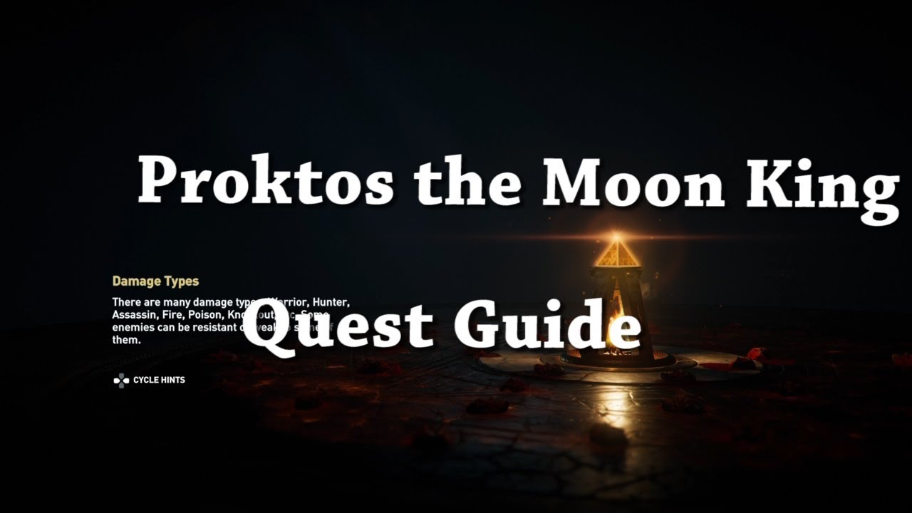Assassin's Creed Odyssey - Proktos the Moon King Quest Guide - YouTube