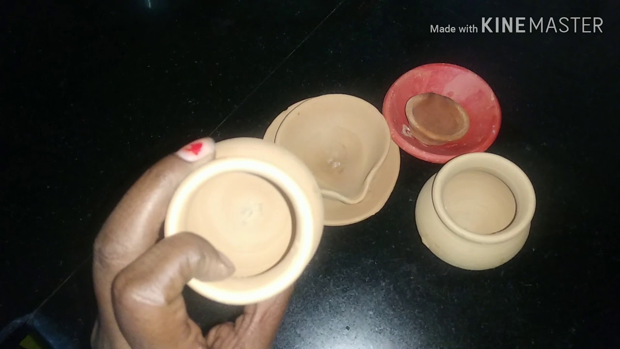 crunchy clay pots 🤤 - YouTube