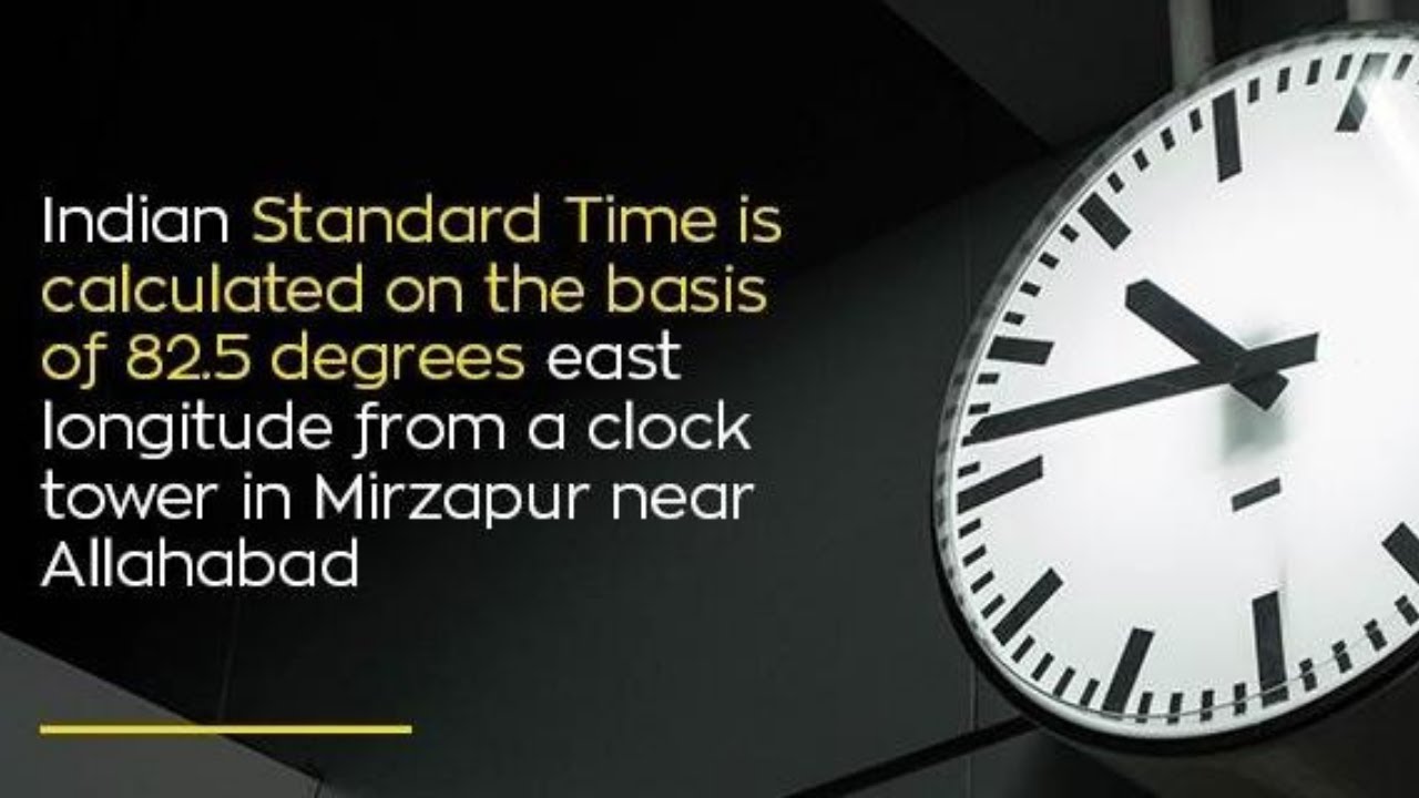 History of indian time zone/Indian standard time IST/82.567 E longitude ...