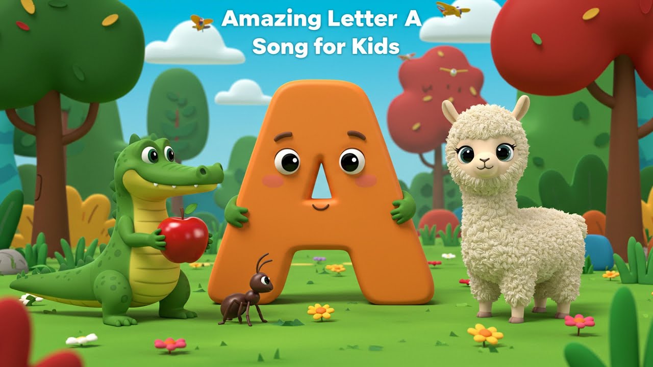 🎵 "Amazing Letter A Song: Fun Alphabet Learning for Kids | Funfinity Learning - YouTube