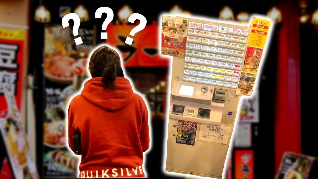 Guide to Ramen Shop in Japan - Using the Food Ticket Vending Machine ...