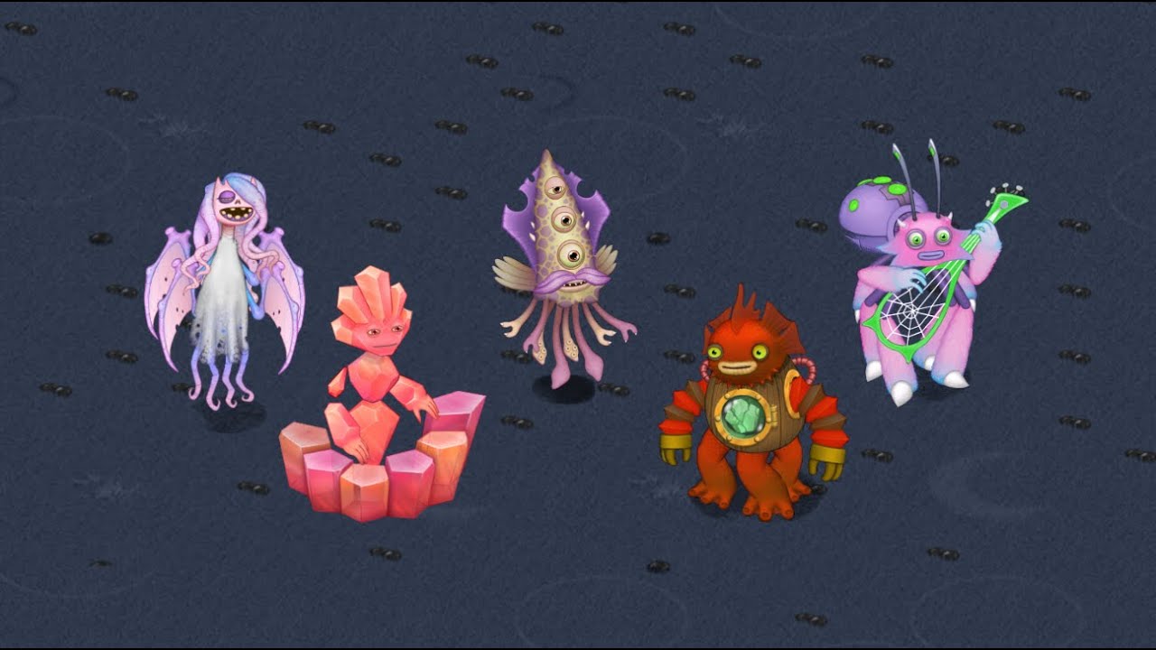 Five Ethereals in Mythical Island | My Singing Monsters | MSM - YouTube