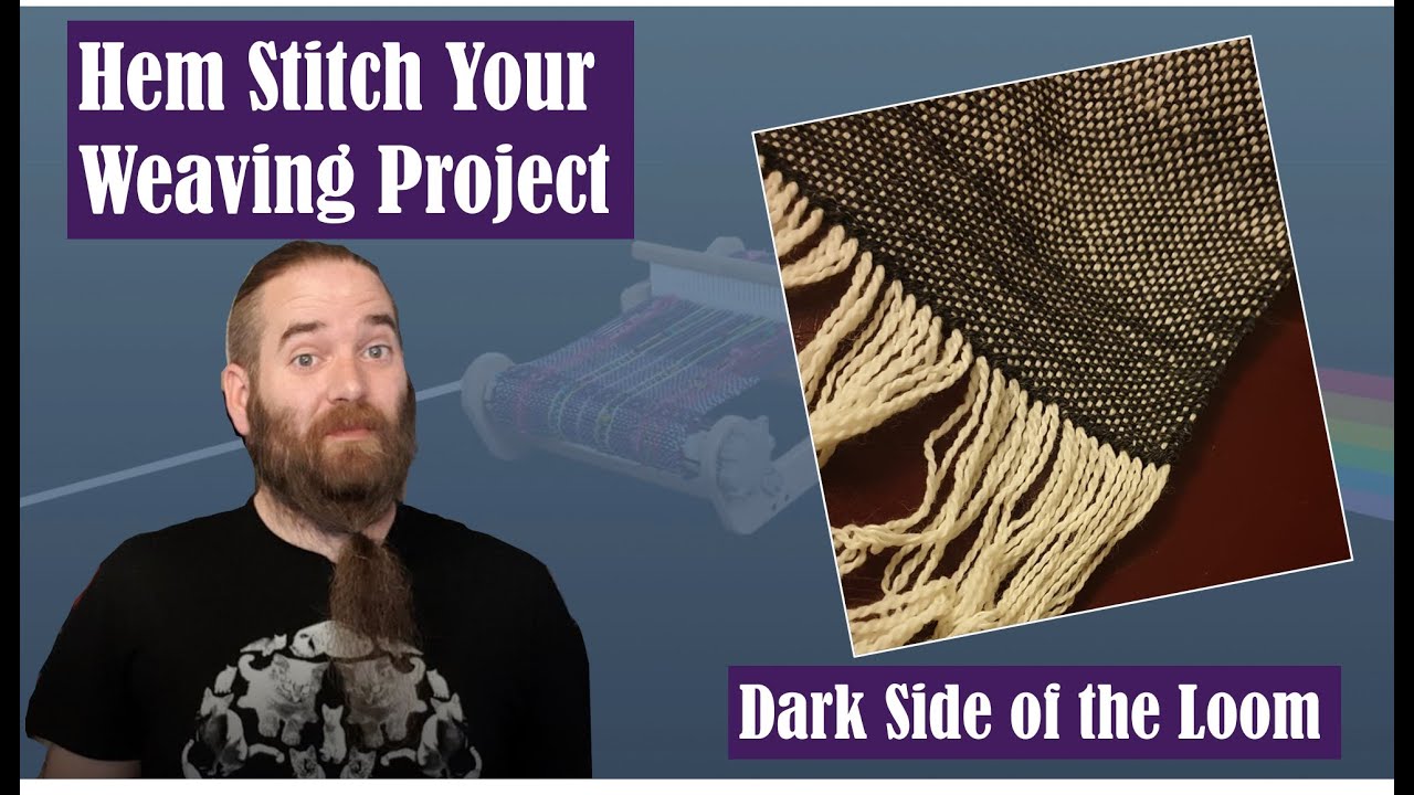 Finishing your Weaving Project - Hemstitch - YouTube