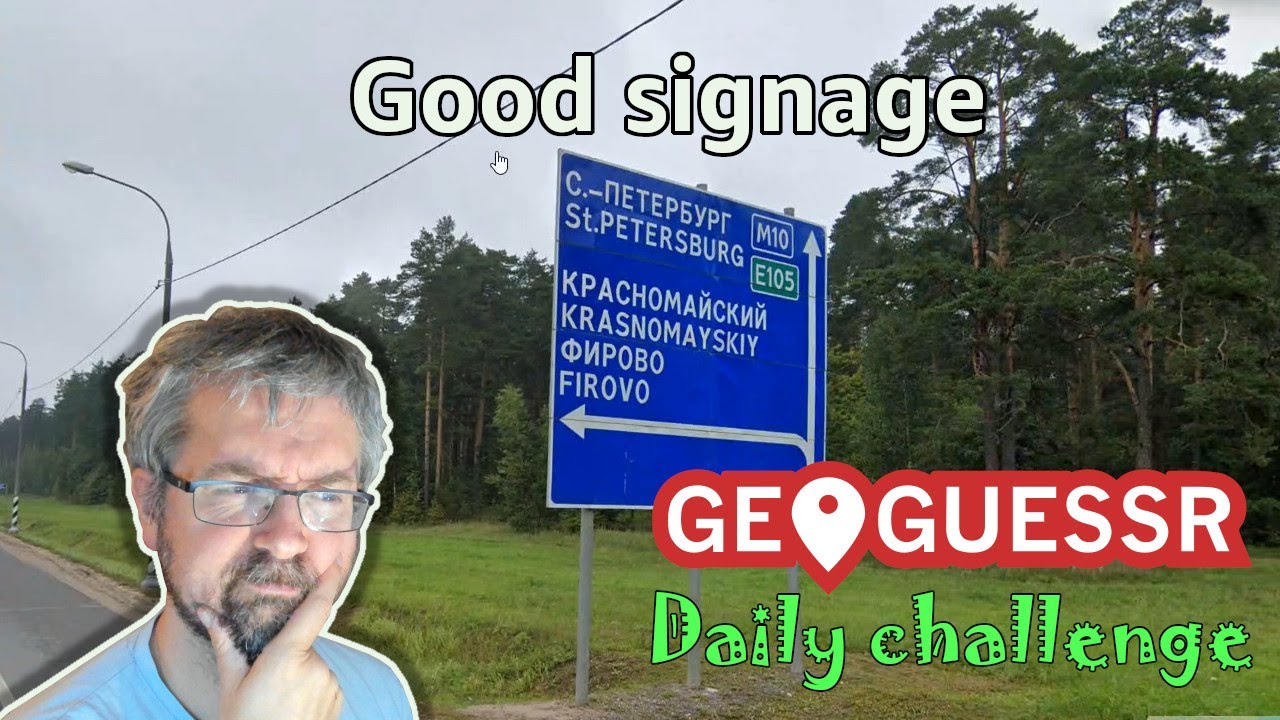 Geoguessr Daily Challenge - Good signage - YouTube