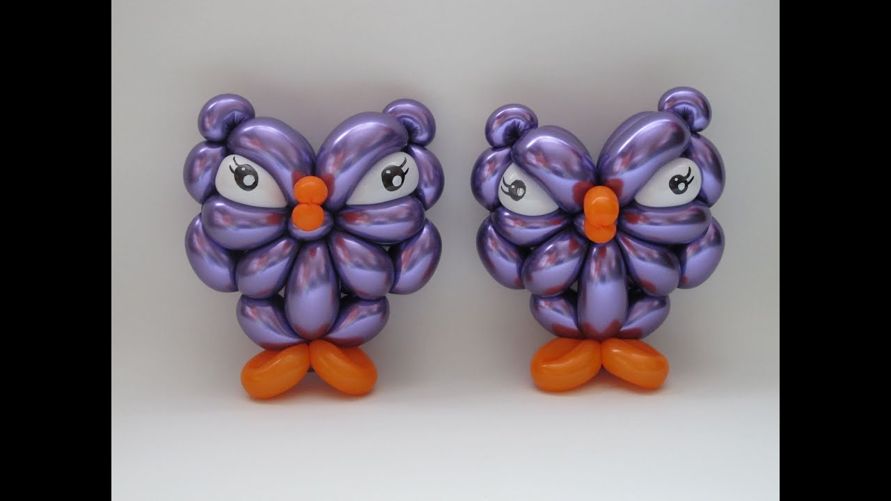 Owl Balloon Tutorial - Video 82 - BalloonTube with Graham Lee - YouTube