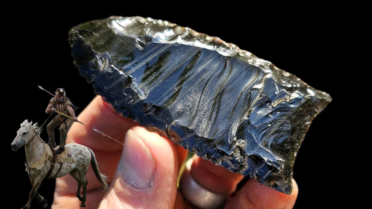 Five Flute Obsidian Clovis!! - YouTube