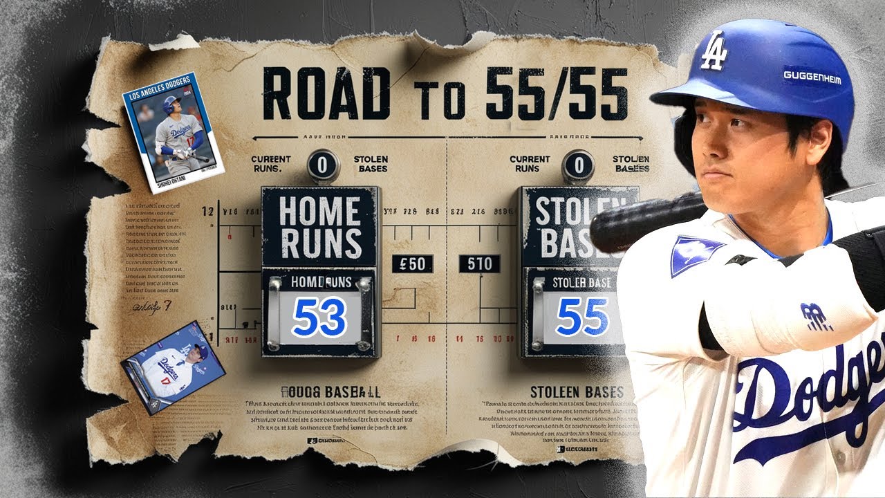 53/55- The Race for MLB's First-Ever 55/55 Season - YouTube