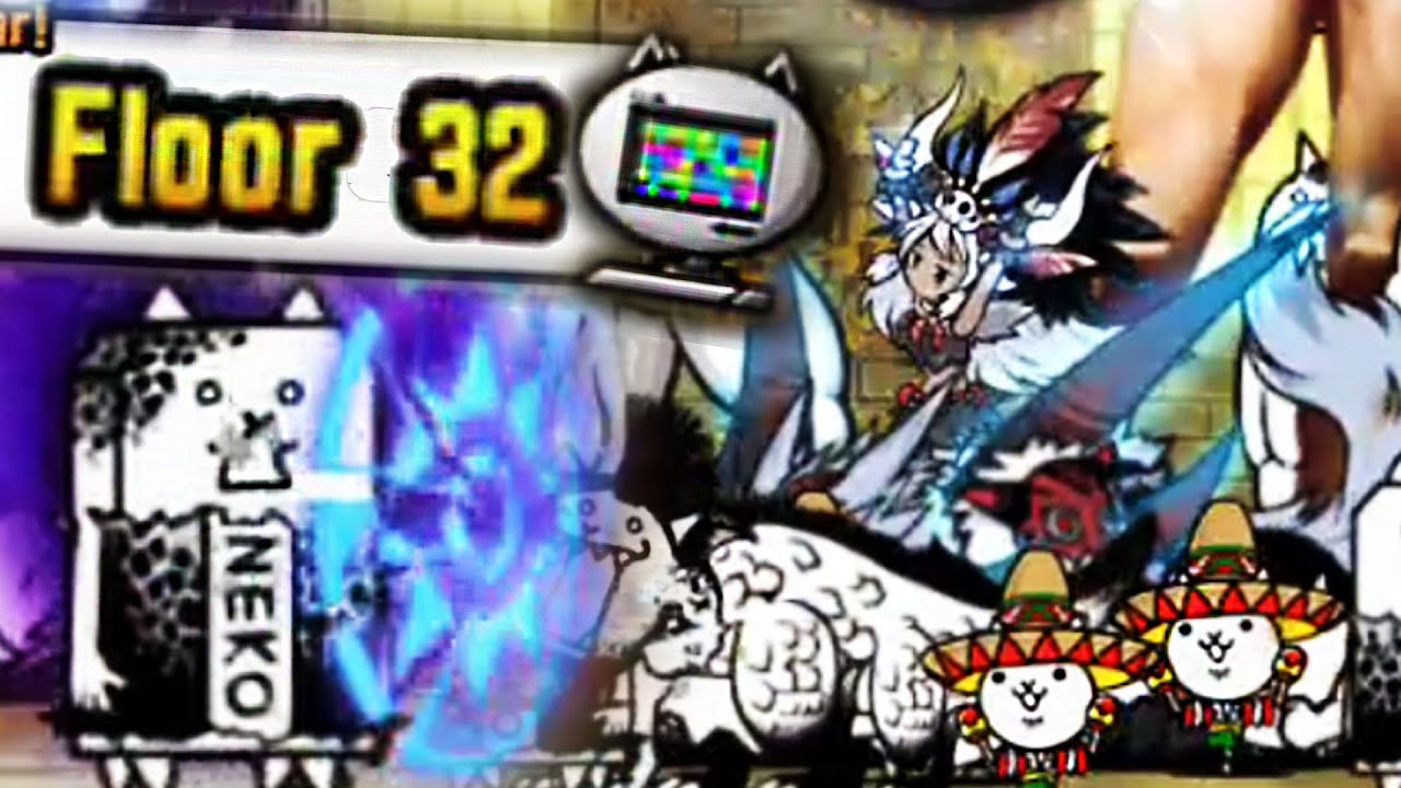 Infernal Tower Floor 32, ft. CPU strat - The Battle Cats - YouTube