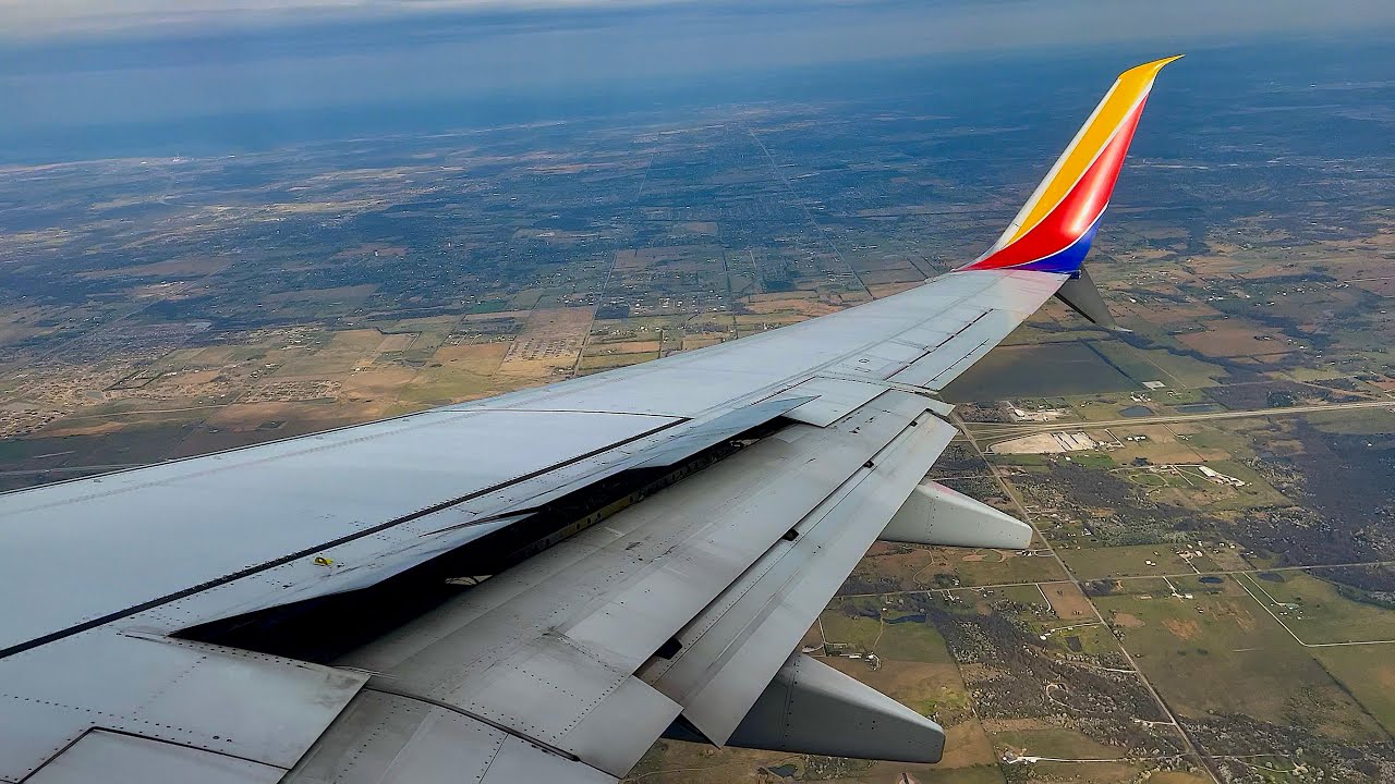 [4K] – Tulsa Landing – Southwest Airlines – Boeing 737-800 – TUL ...