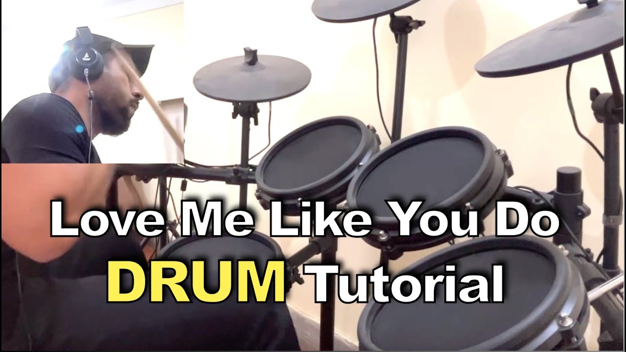 Love me Like You Do Drum Tutorial - YouTube