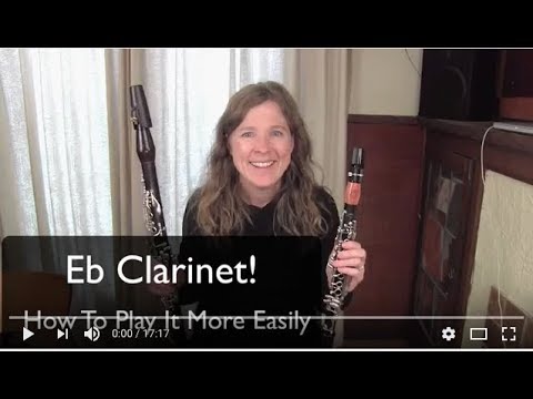Eb Clarinet! How to play it more easily - YouTube