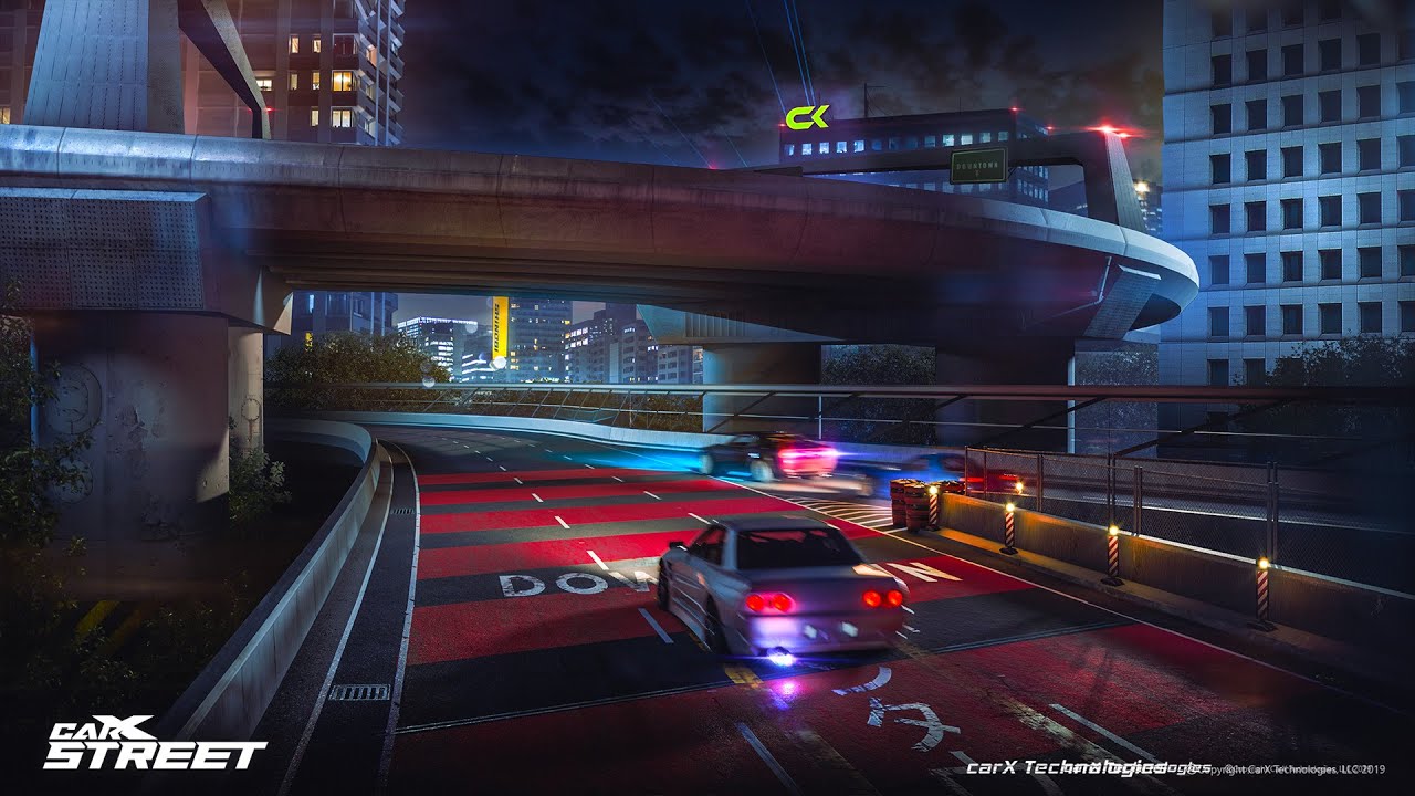 CarX Strret Gameplay Night Race with ONLINE Players OPEN WORLD CITY ...