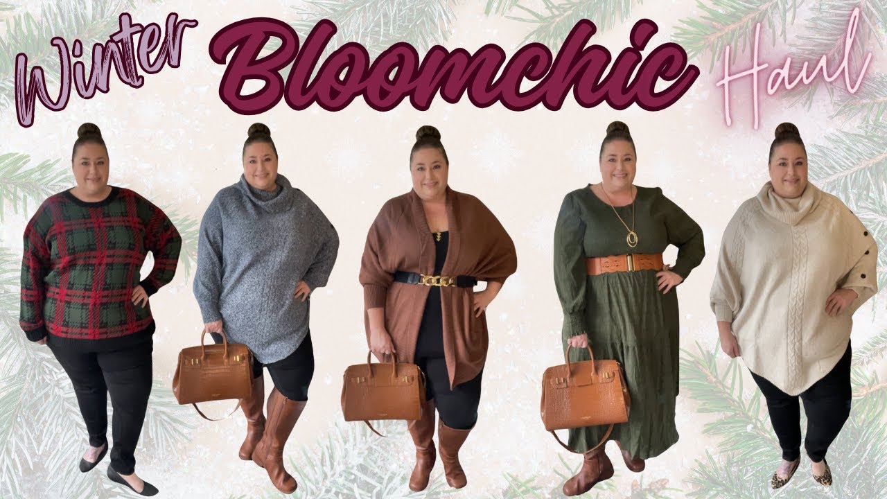 Bloomchic Plus Size Winter Haul | Cozy & Stylish Outfits for the Season ...