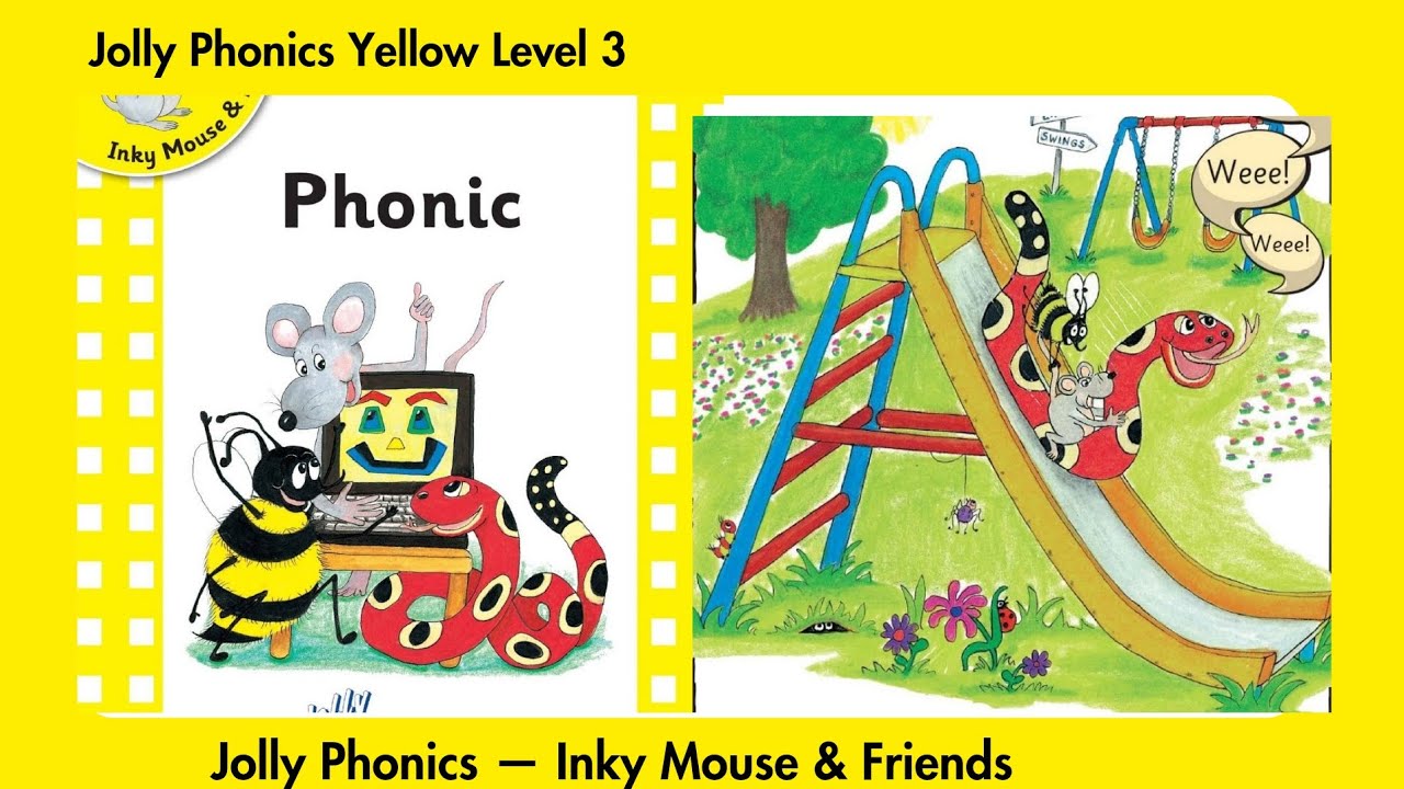 Phonic by Jolly Phonics Yellow Level | Inky Mouse & Friends | jolly phonics | phonic - YouTube