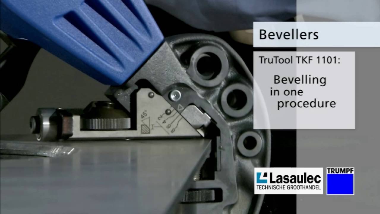 Trumpf Bevellers TruTool TKF 1100 - YouTube