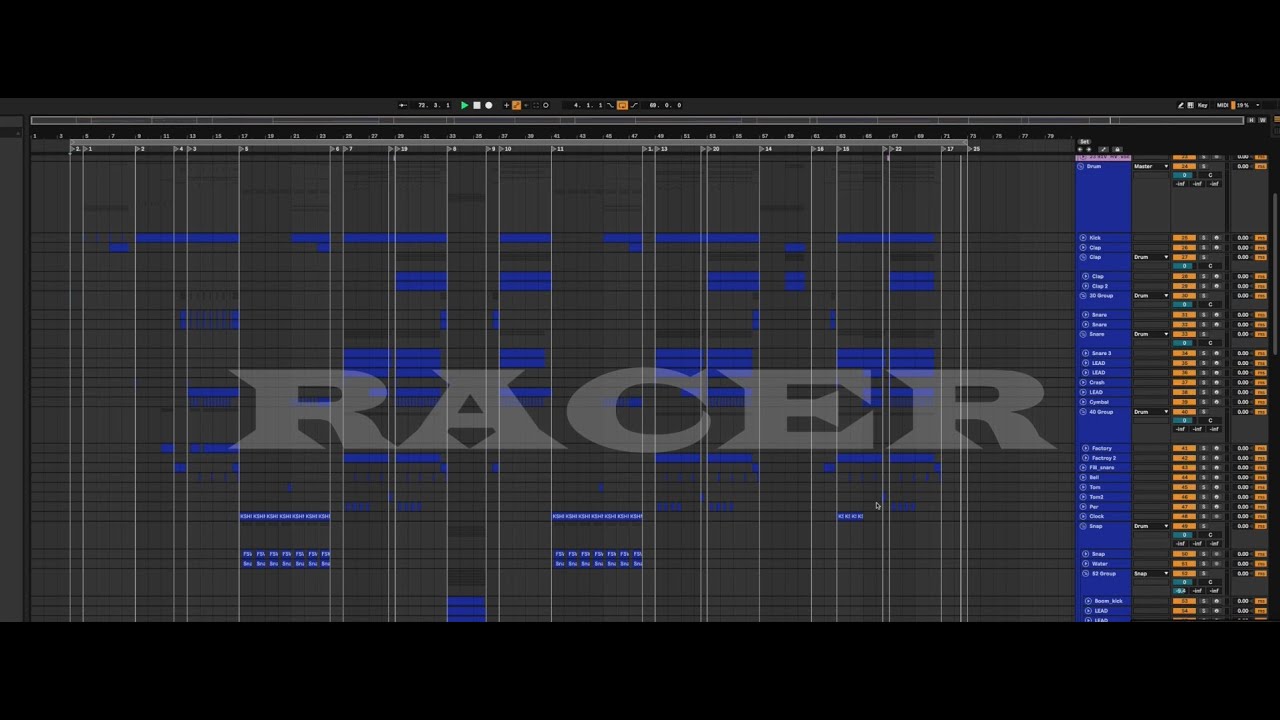 ITZY “RACER” MoonBee Remake Ableton Live11 : MIDI COPY - YouTube
