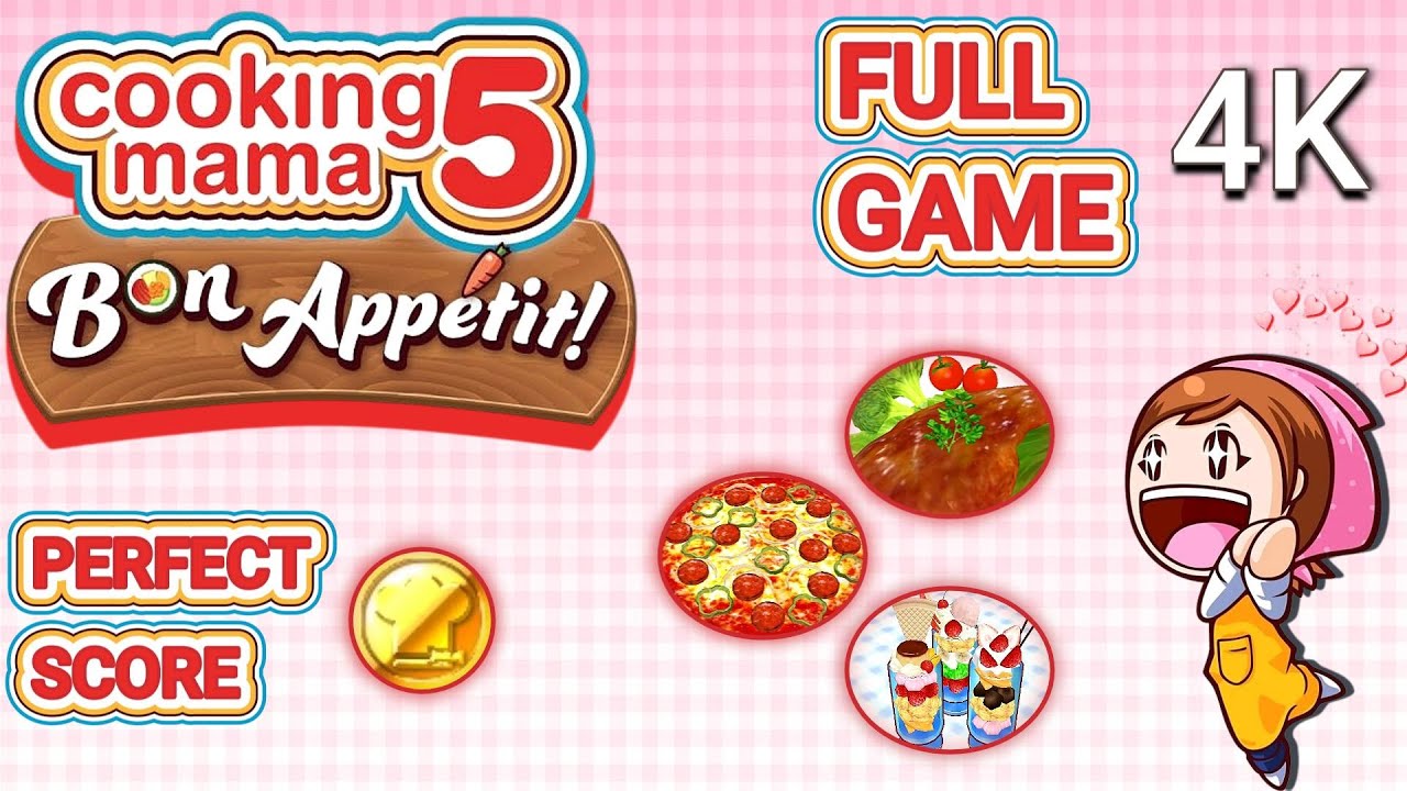 Cooking Mama 5 Bon Appétit! - Full Game 4K (PERFECT SCORE) [NO ...