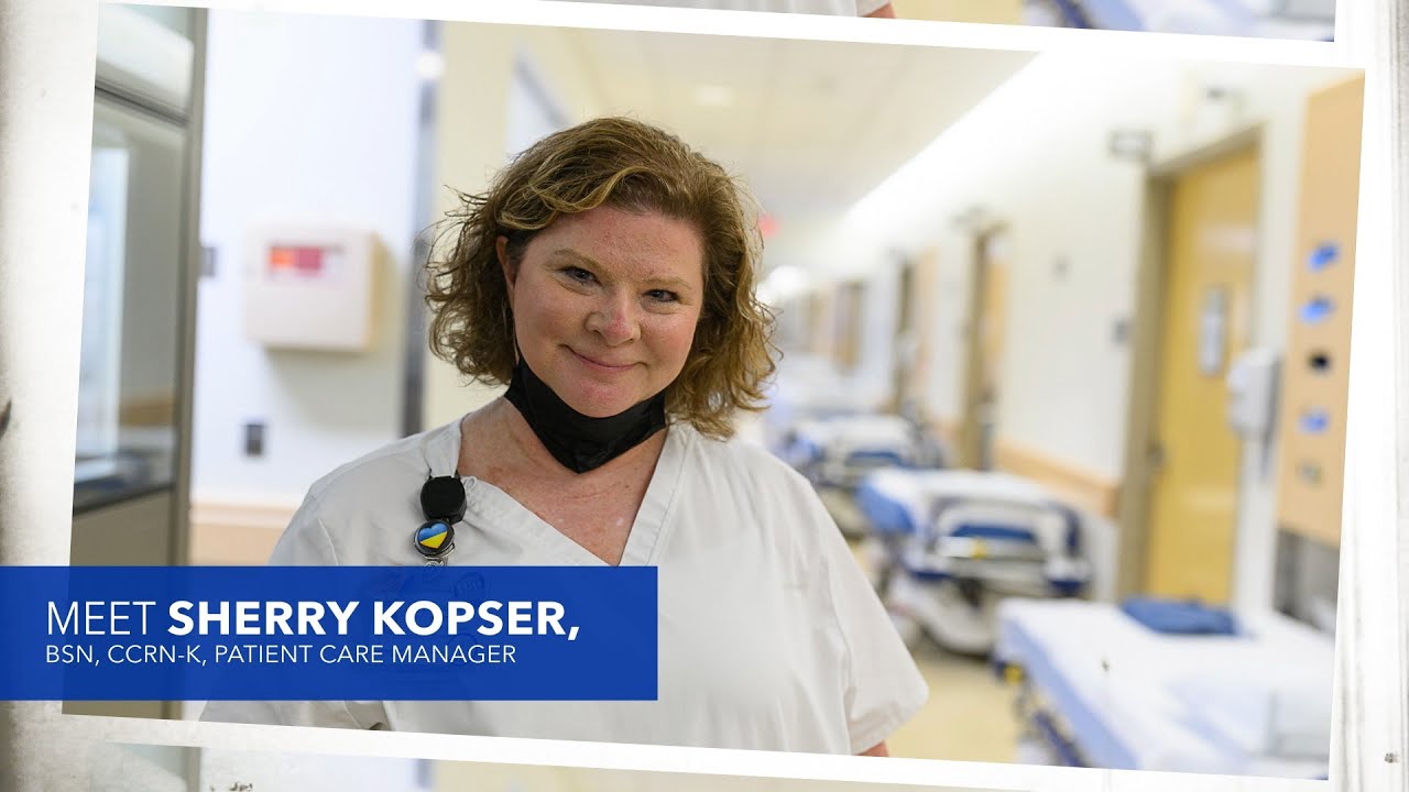 Nurse Spotlight: Sherry Kopser, BSN, CCRN-K, Patient Care Manager - YouTube
