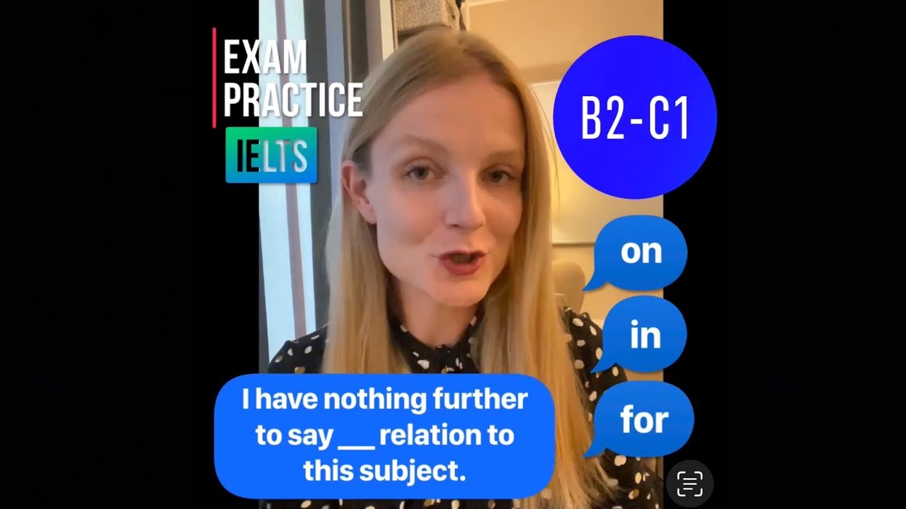 IELTS EXAM PRACTICE (B2-C1) - YouTube
