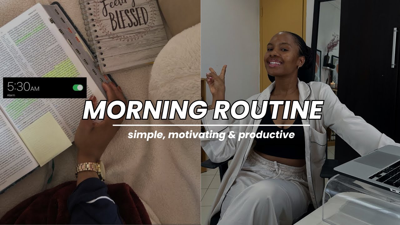 become a SUPERSTAR: A Realistic Morning Routine For The 9-5 Corporate ...