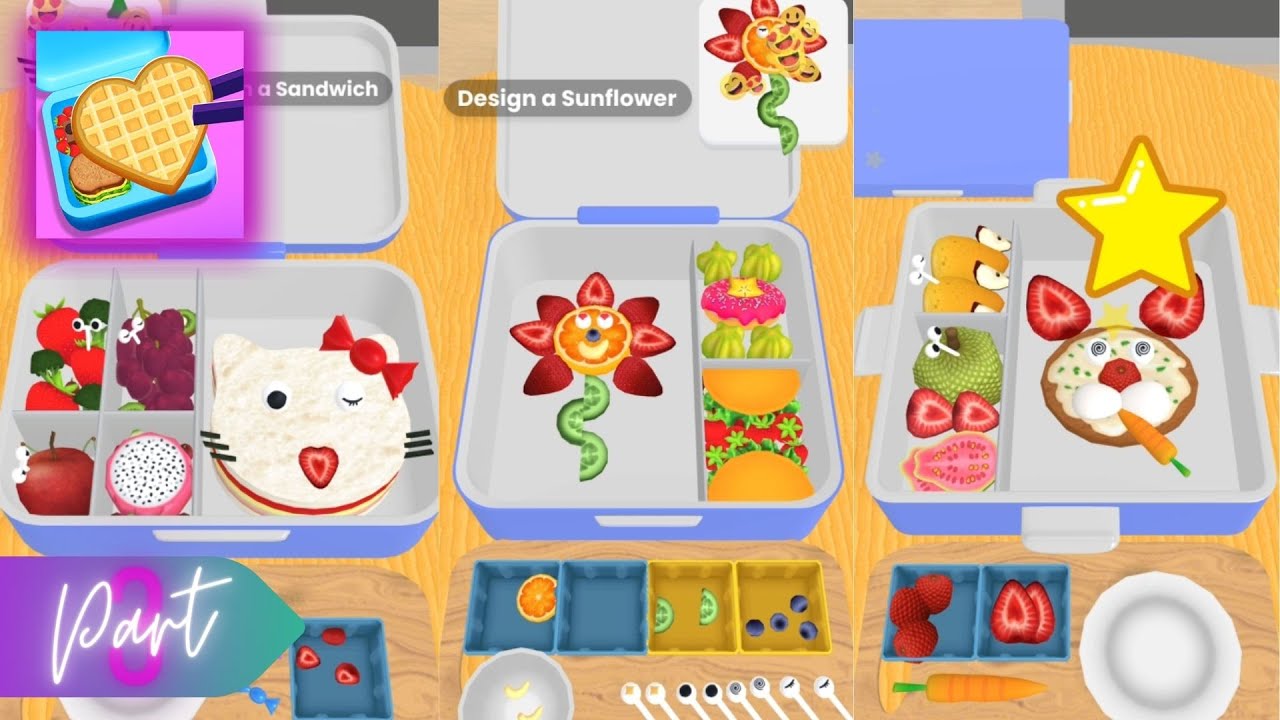 Lunch Box Ready ASMR Part 3 (Day 5-6) | Gameplay Walkthrough - YouTube