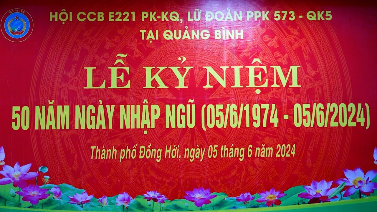 HỘI CCB E221 PK - KQ, LỮ ĐOÀN PPK 573 - QK5 TẠI QUẢNG BÌNH KỶ NIỆM 50 ...