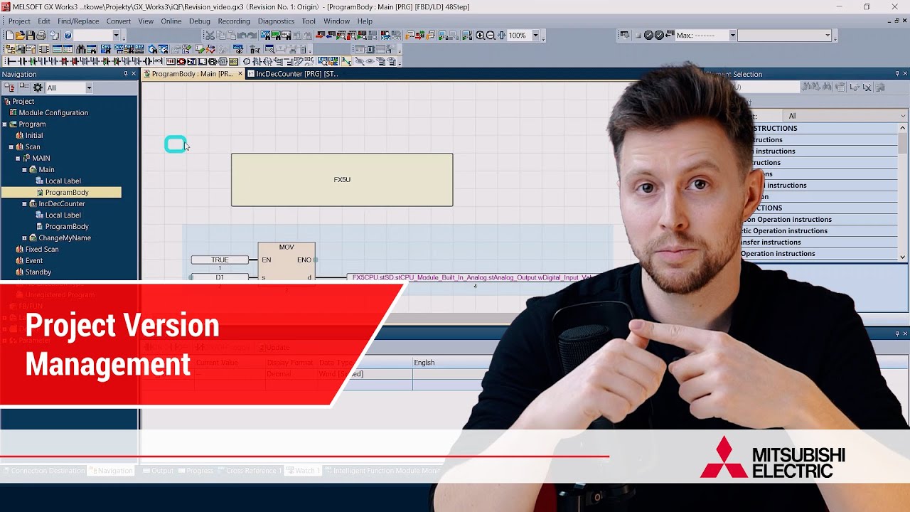Project Version Management | Mitsubishi Electric - YouTube