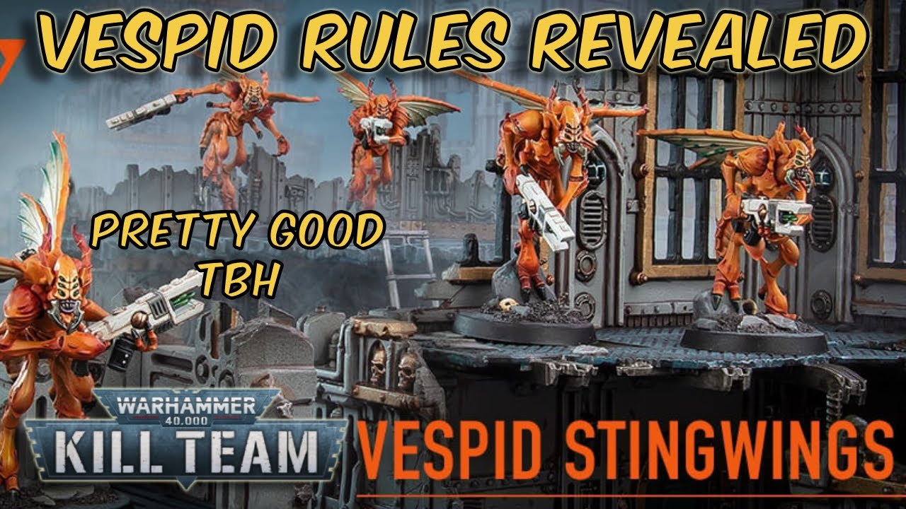 Vespid Stingwing Kill Team RULES REVEALED - YouTube