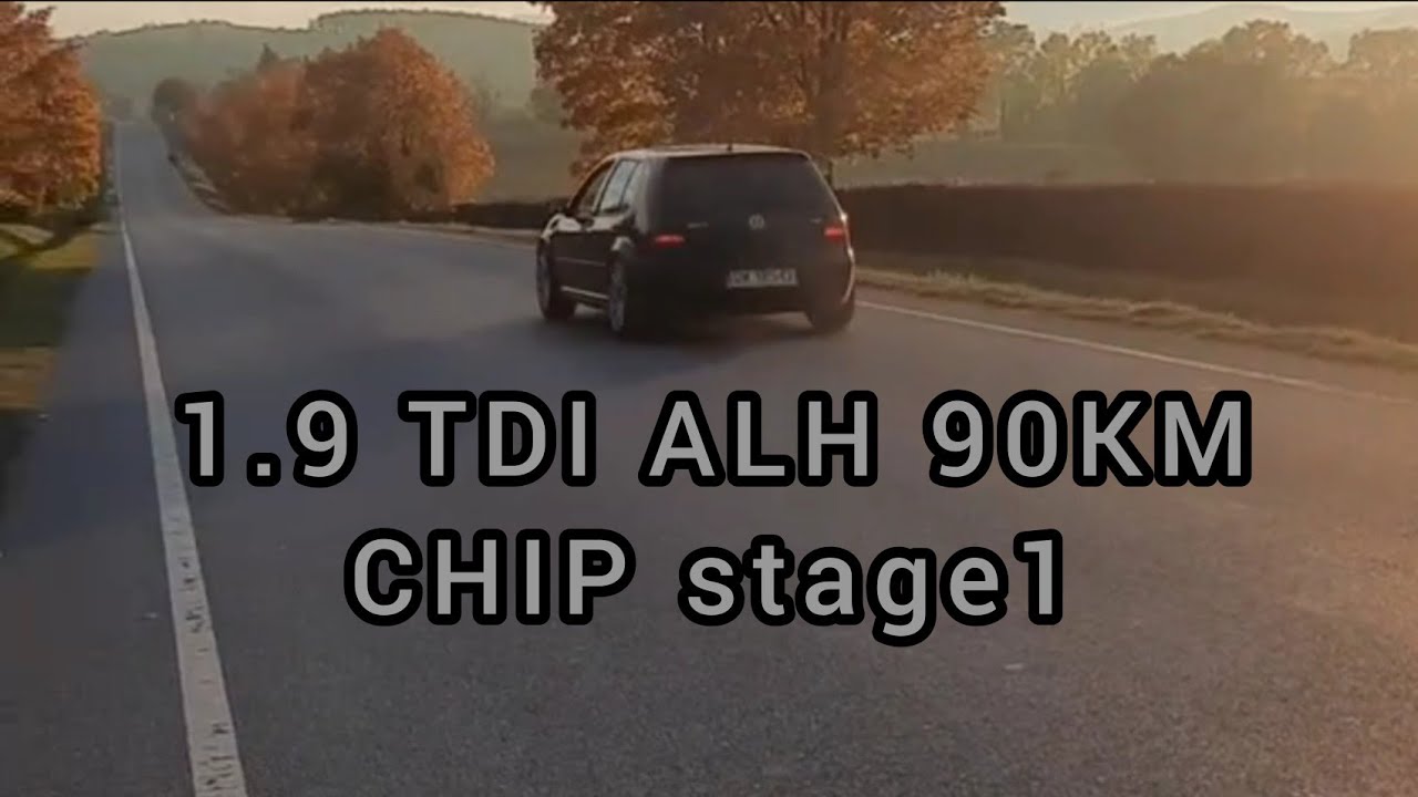 Golf mk4 ALH chip acceleration 1.9 TDI VP - YouTube