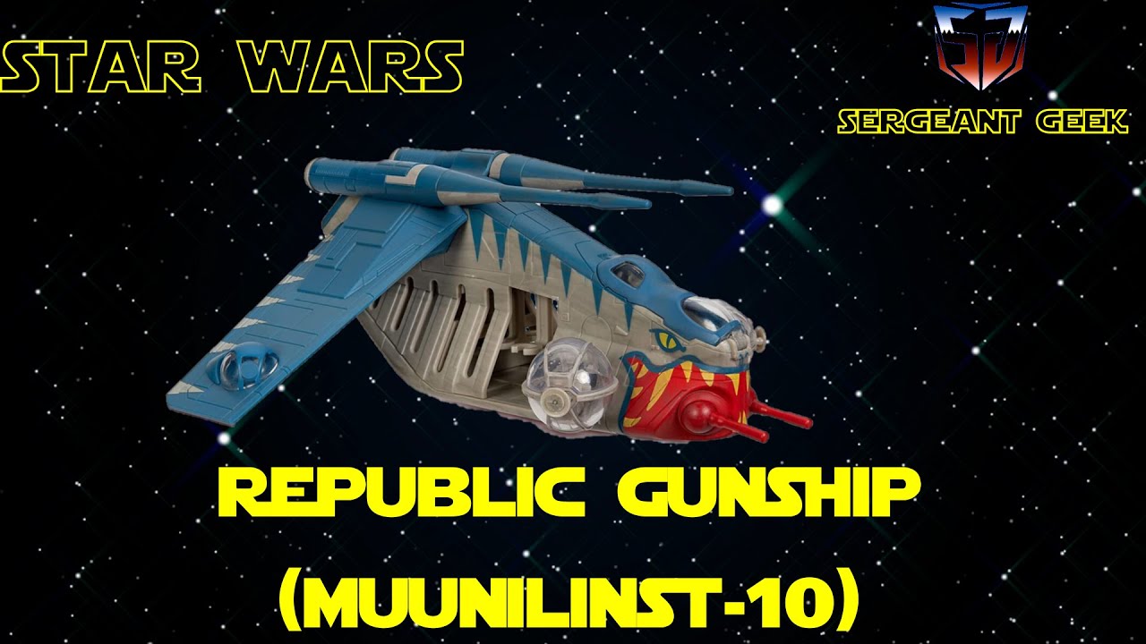 STAR WARS Republic Gunship (Muunilinst-10) - YouTube