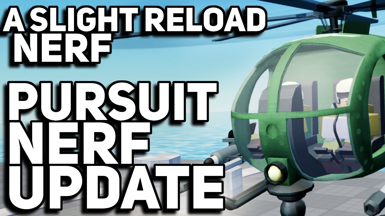 A Small Reload Nerf | Pursuit Nerf Update | Roblox TDS Update - YouTube