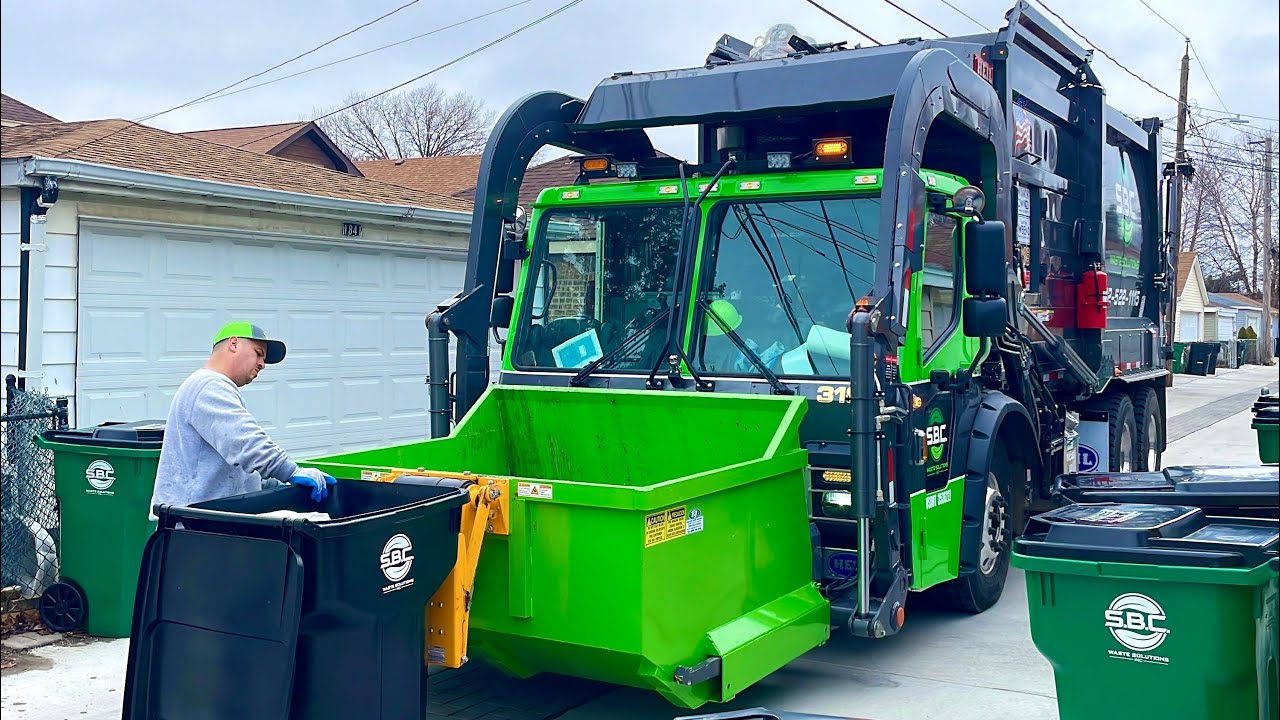 Brand New SBC Mack LR Heil Carry Can Garbage Truck - YouTube
