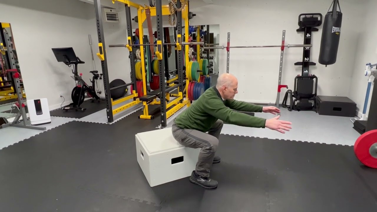 Instructional: Bodyweight Box Squat - YouTube